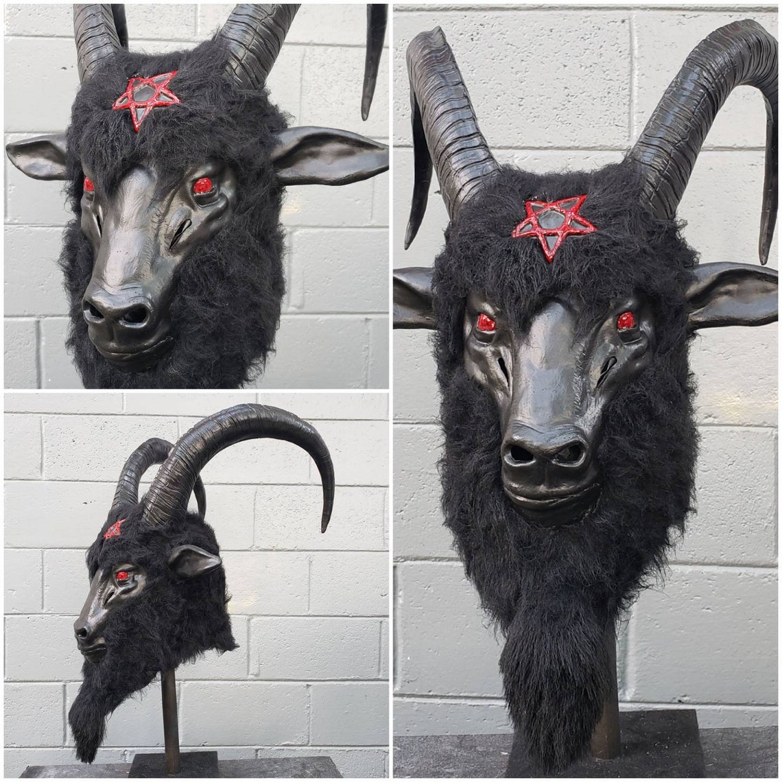 Black Phillip Goat Mask - Etsy