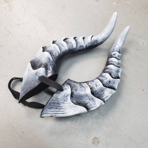 Resin Dragon Horns: Adjustable Costume Headpiece - Etsy