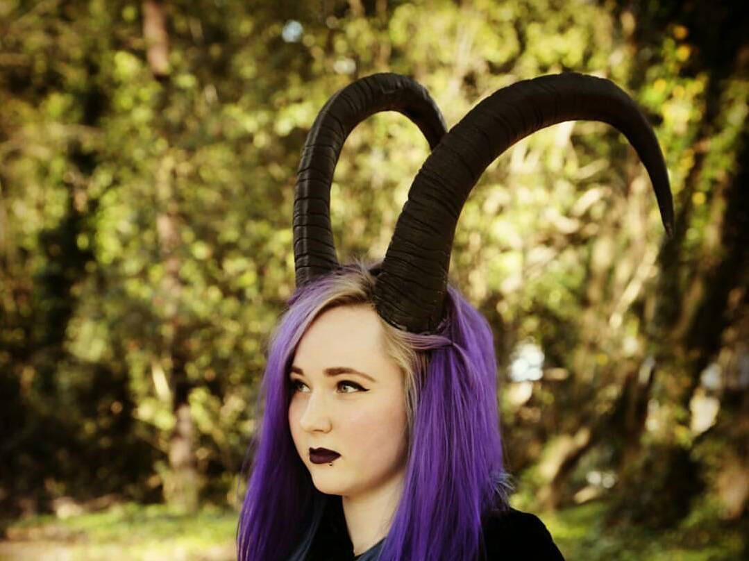 Large Goat Horns Inspired by Black Phillip Witch - Etsy