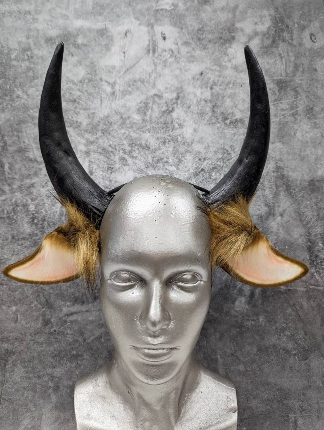 Antelope Ears & Large Devil Horns - Etsy