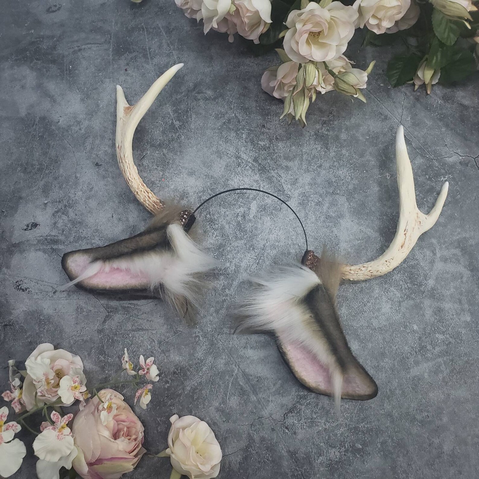 Deer Antlers Ears Tail Sweet Tooth 55 Color Options - Etsy Canada