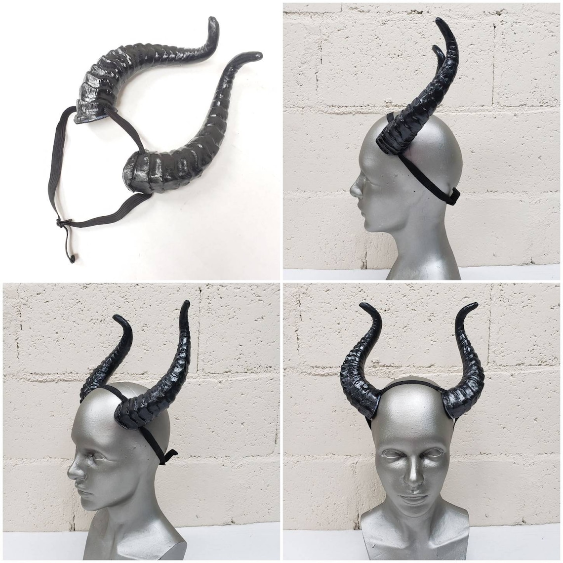Small Dark Fantasy Horns (IN STOCK) - Etsy