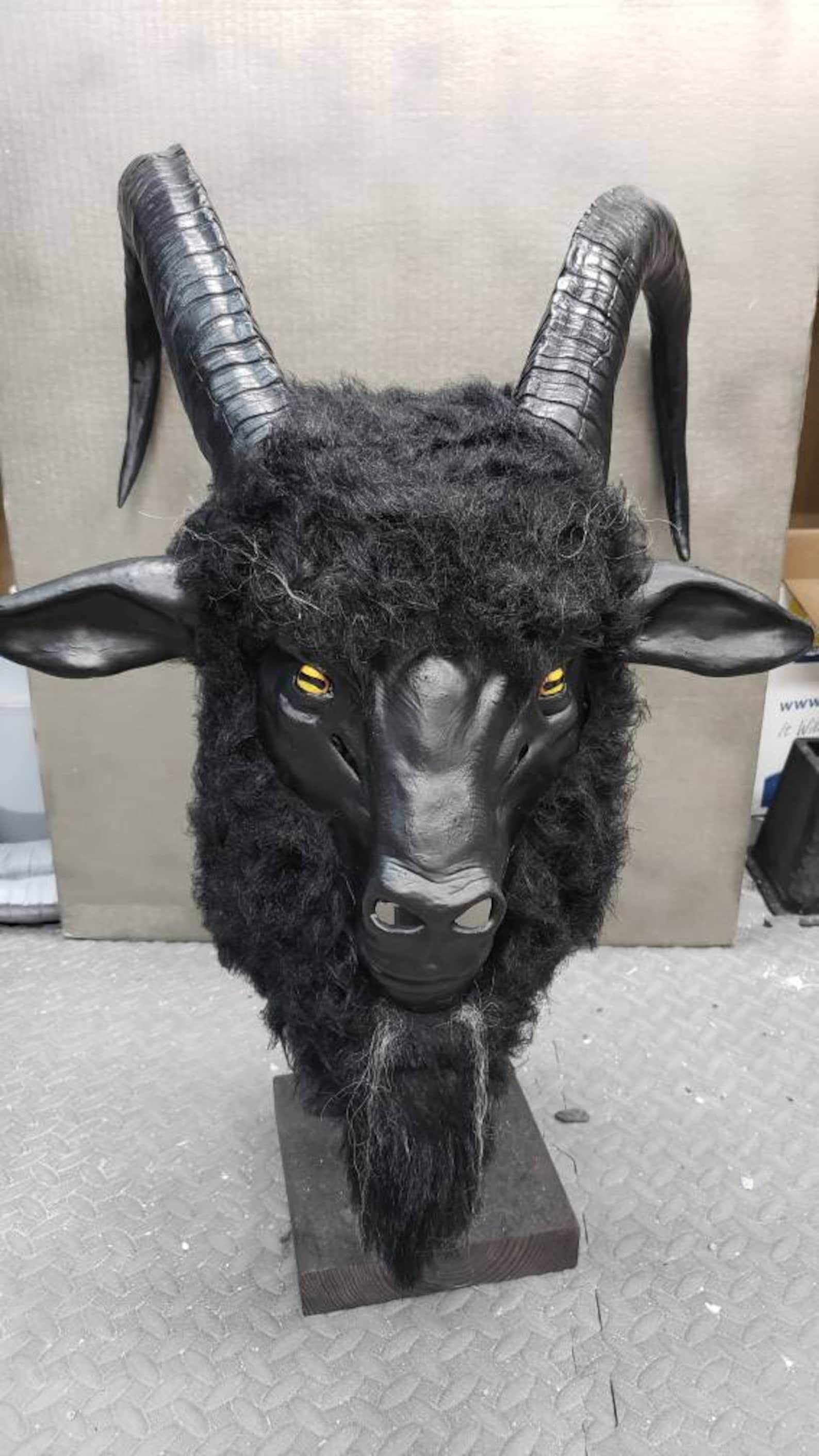 Black Phillip Goat Mask | Etsy