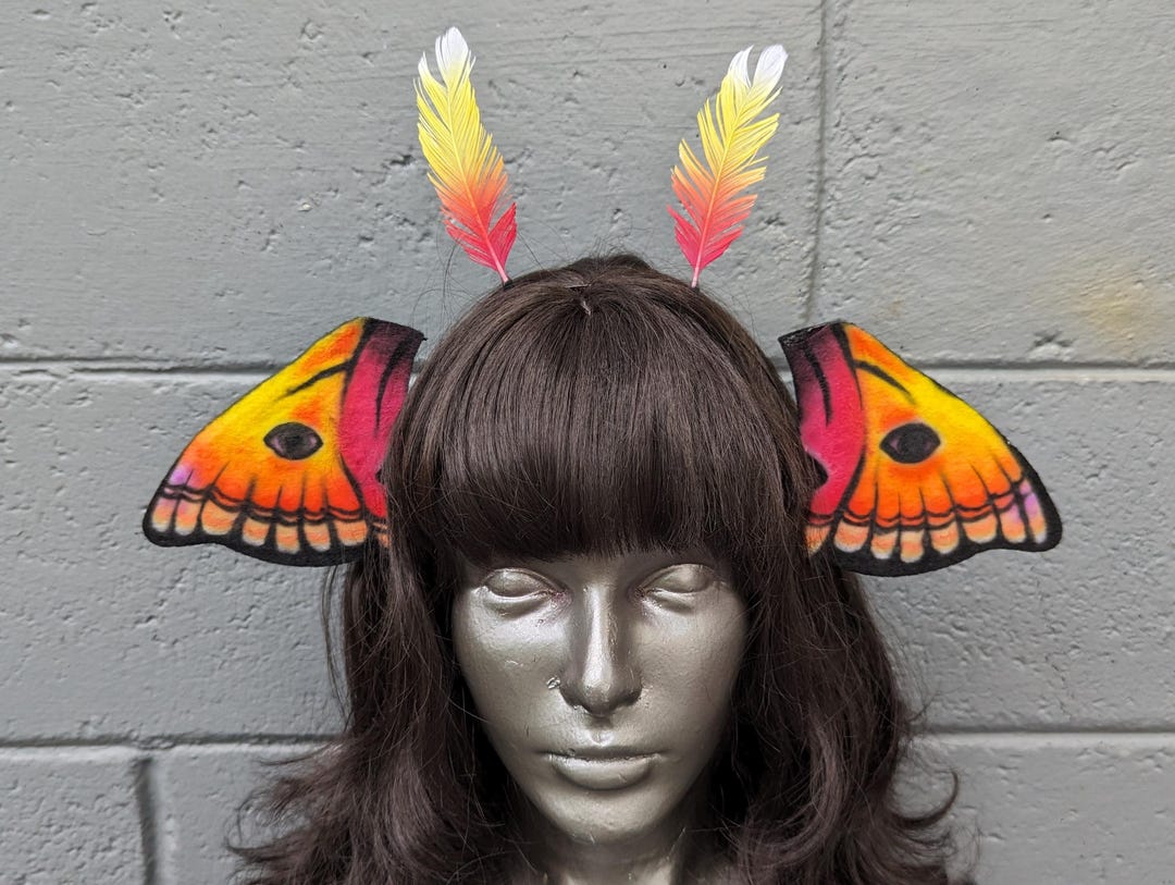Moth Headband 4 Different Colors Available - Etsy