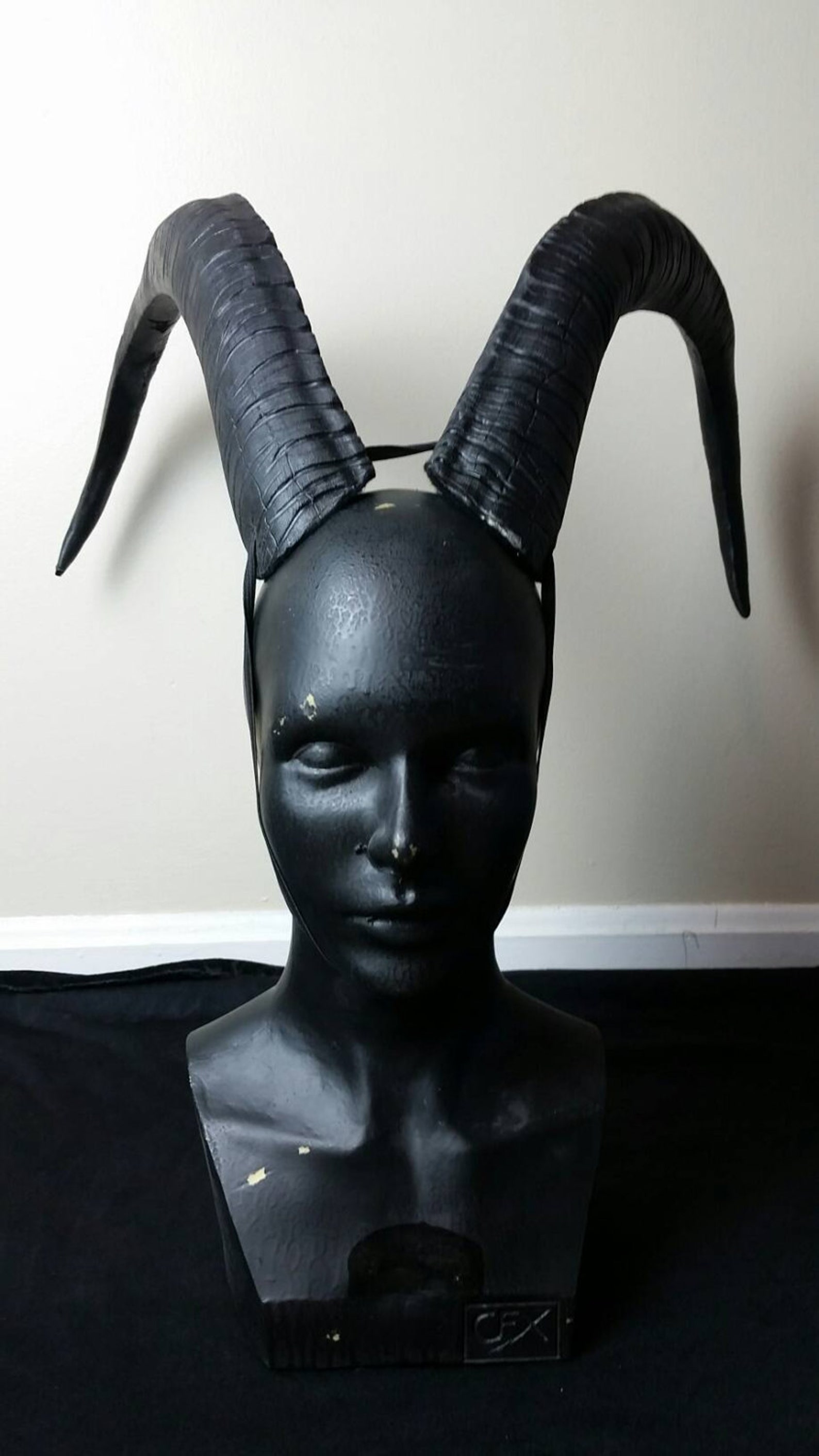 Large Goat Horns Inspired by Black Phillip Witch - Etsy