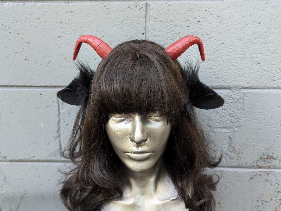 Cult of the Lamb Goat Ears and Horn Set (IN STOCK) - Etsy