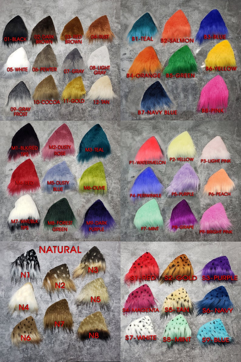 Large Devil Horns & Goat Ears 55 Color Options - Etsy