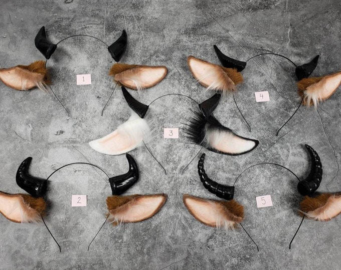 Brown Cow Ears Headbandrealistic Cow Ears Cosplay Adultcute Cow Plush
