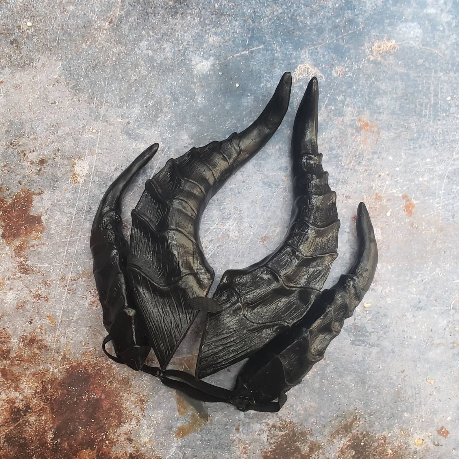 Double Dragon Horns Can Be Worn Two Ways IN STOCK - Etsy