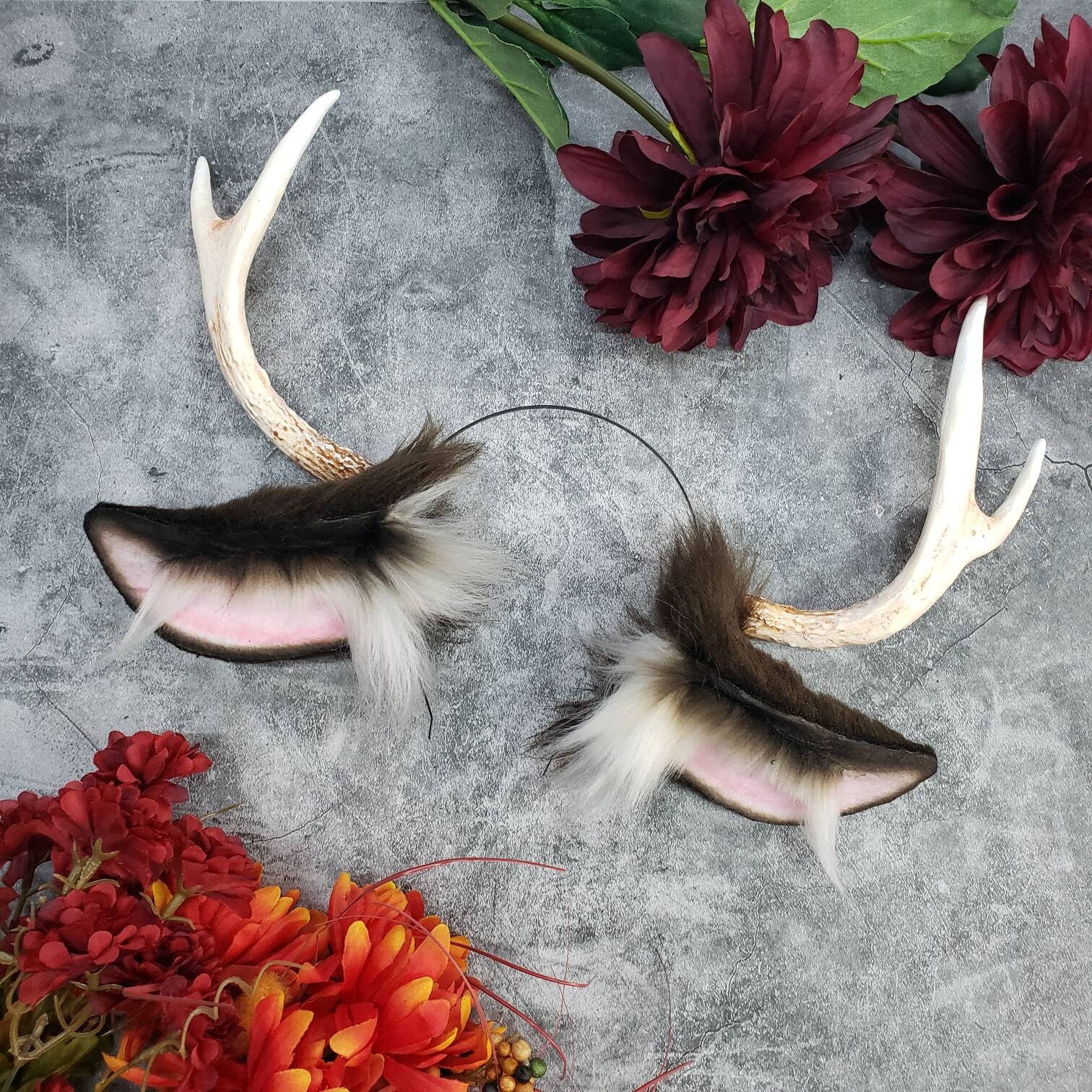 Deer Antlers Ears Tail Sweet Tooth 55 Color Options - Etsy Canada