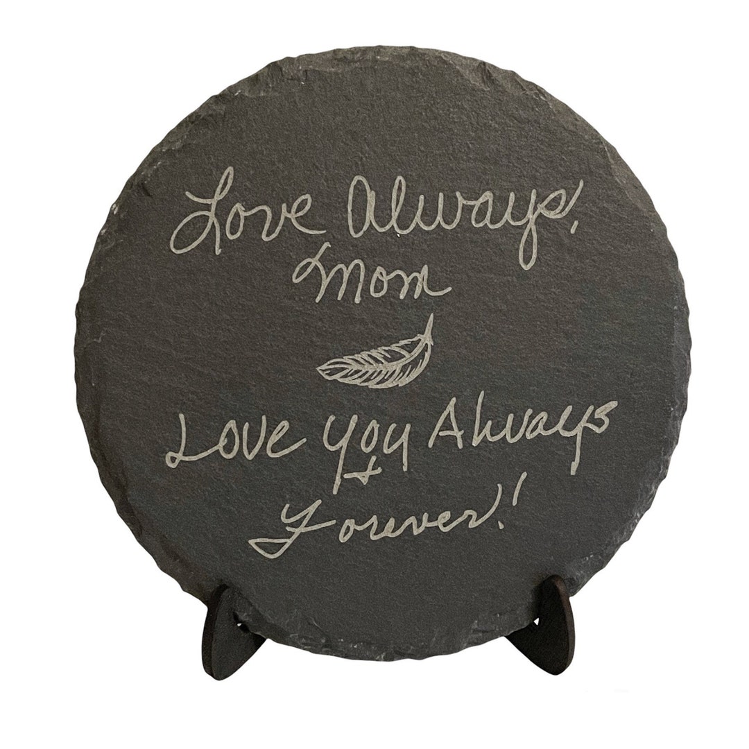 Memorial Plaque, Actual Handwriting, Actual Signature, Memorial Gift ...