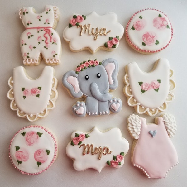 Elephant Cookies - Etsy