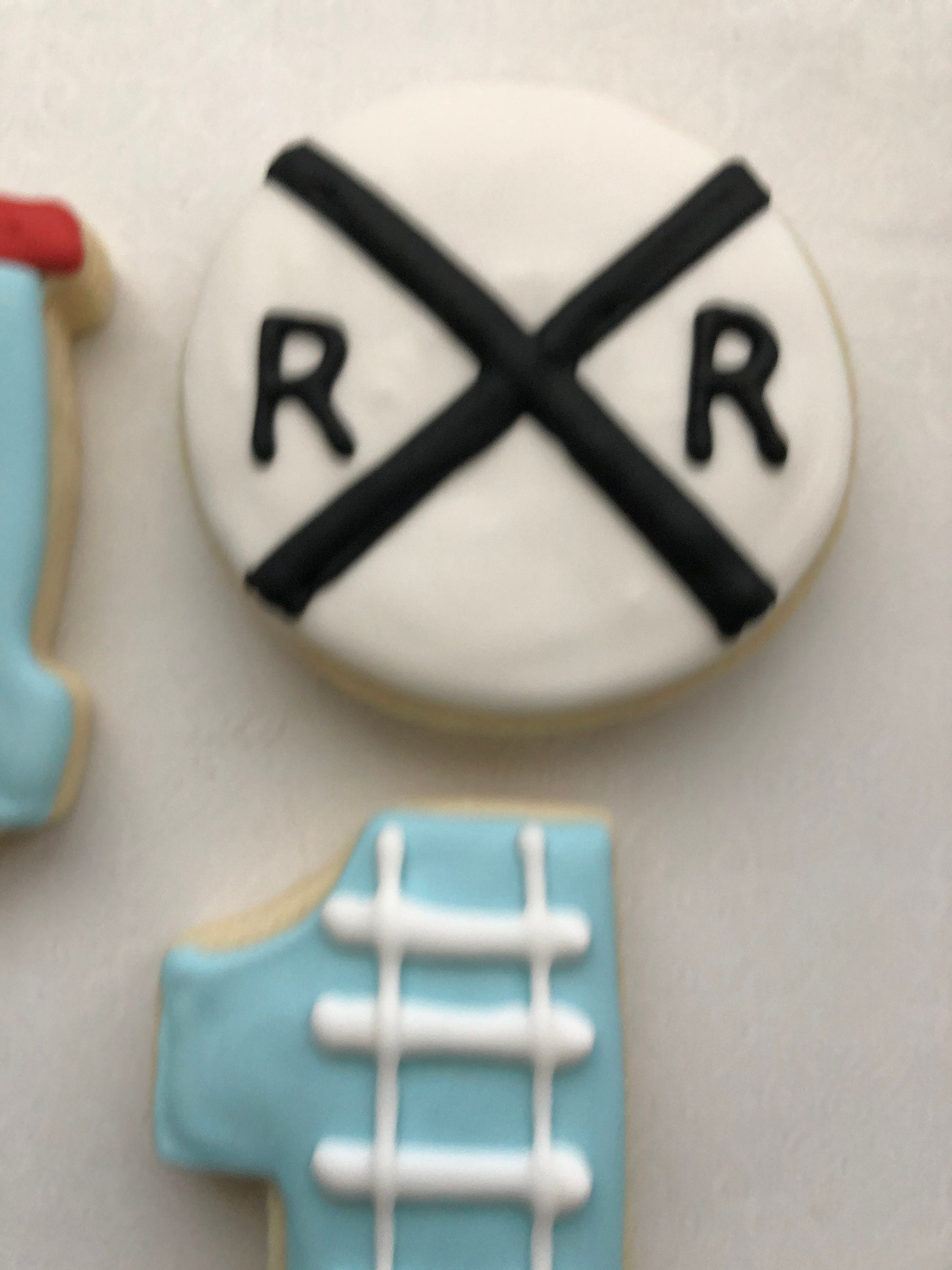 Train Themed Sugar Cookies All Aboard Cookies Train First - Etsy