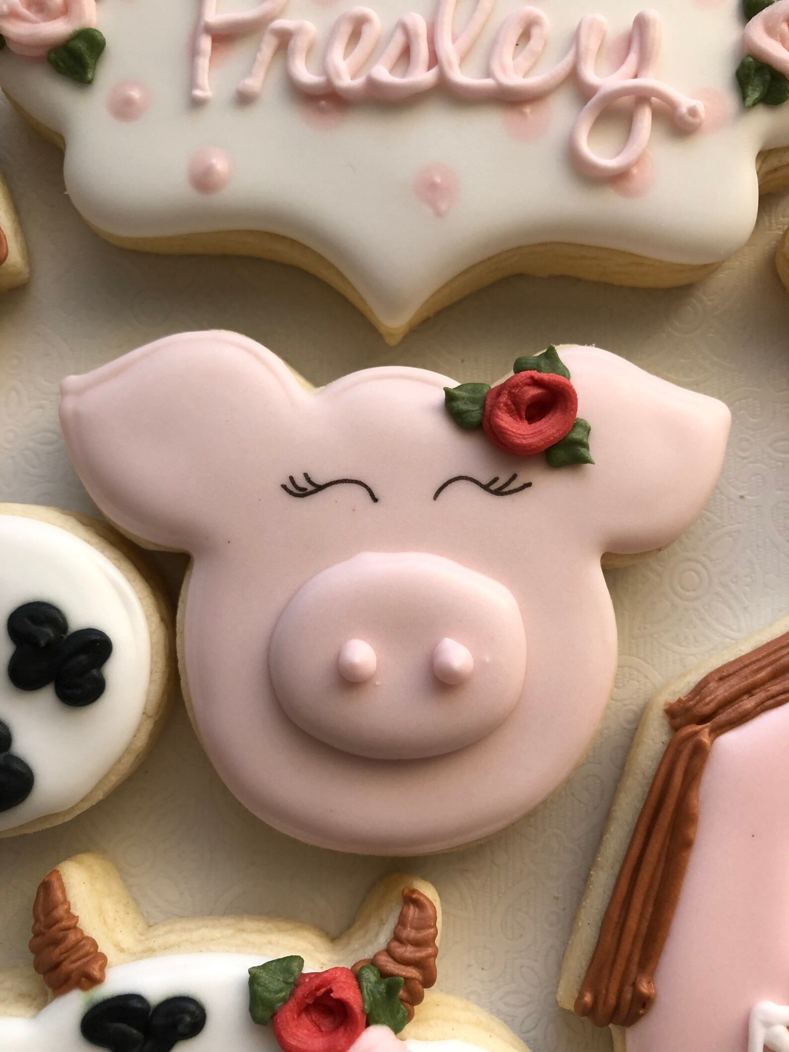 Barnyard Sugar Cookies Farm Themed Cookies Barnyard - Etsy