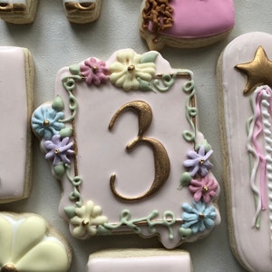 Princess Sugar Cookies, Royal Princess Cookies, Pink Baby Shower ...