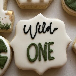 Wild One Sugar Cookies, Safari Sugar Cookies, Jungle Cookies, Monkey ...