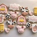 Barnyard Sugar Cookies Farm Themed Cookies Barnyard - Etsy
