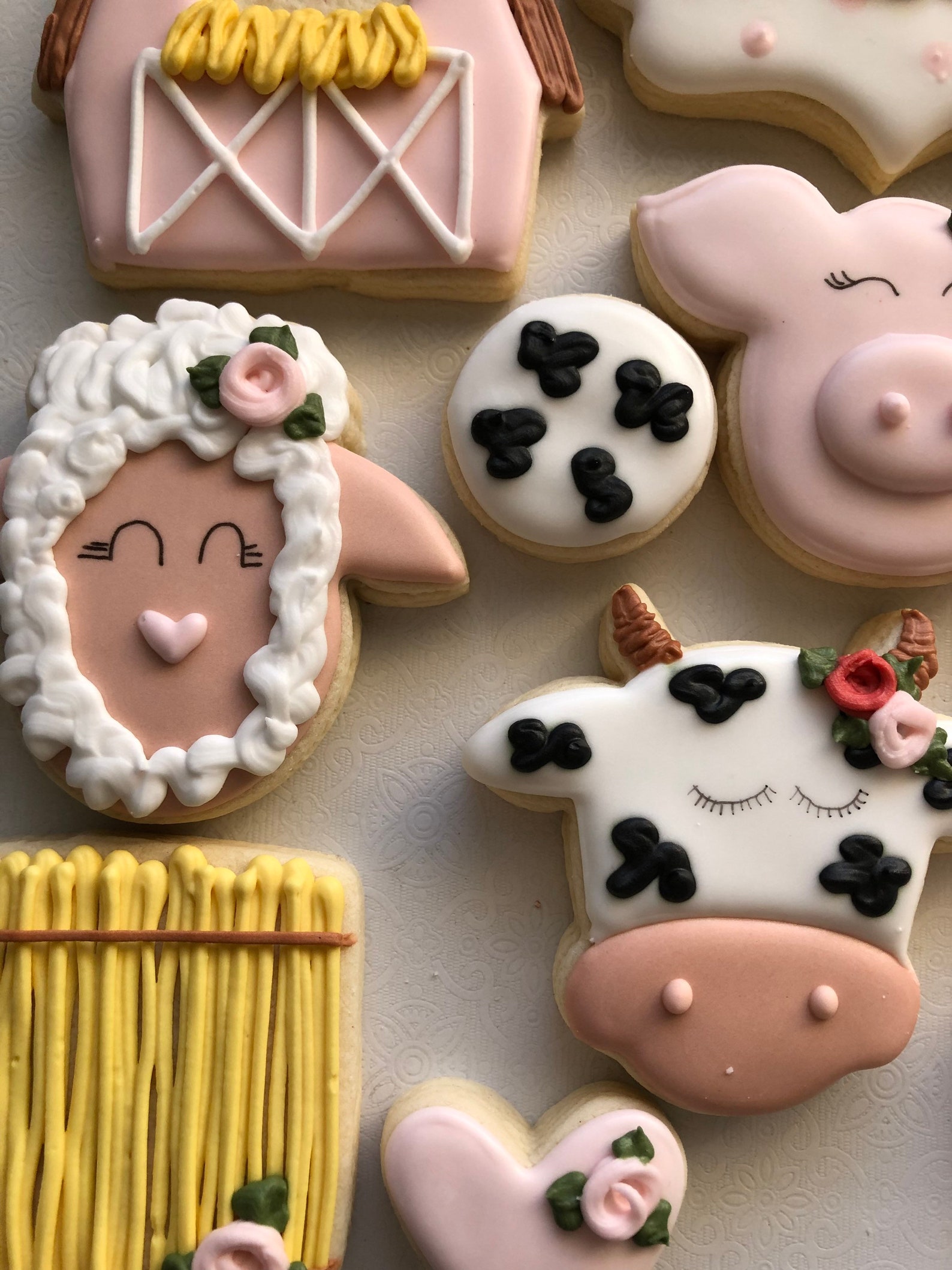 Barnyard Sugar Cookies Farm Themed Cookies Barnyard - Etsy