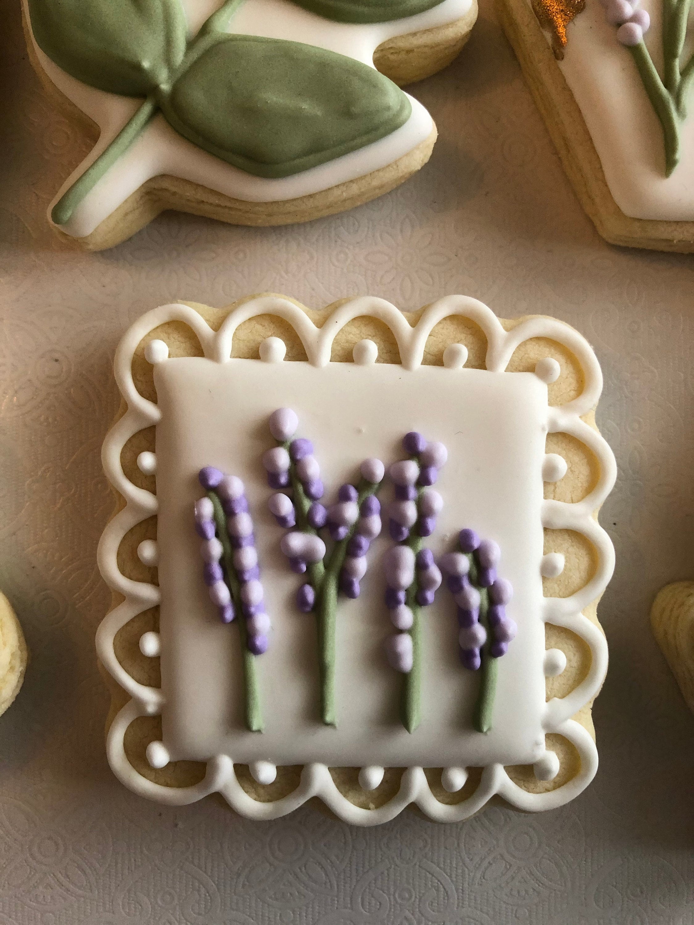 Lavender Sugar Cookies: Purple Flower Birthday Treats - Etsy