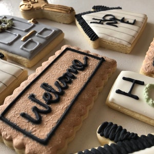 House Warming Sugar Cookies, Open House, New Home, First Home, Welcome ...