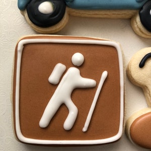 Adirondacks Themed Sugar Cookies, Mountain, Hiking, Cabin, Birthday ...
