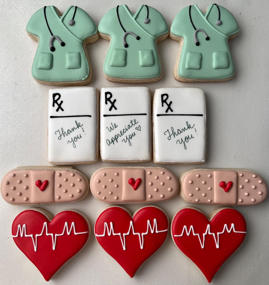 Nurse Appreciation Sugar Cookies - Etsy