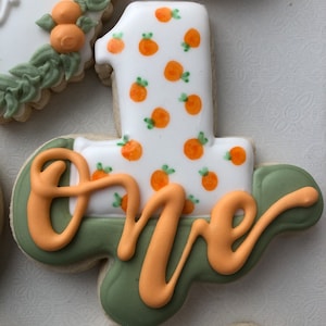 Our Little Cutie Turns One, Cutie Themed Cookies, Cutie Baby Shower ...