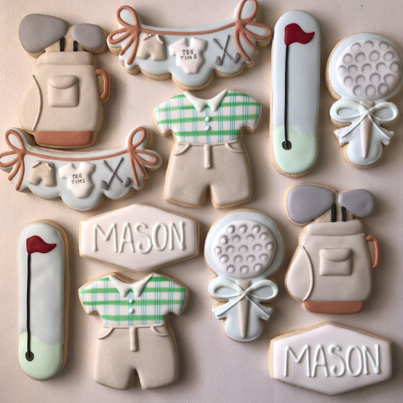 Golf Themed Cookies - Etsy