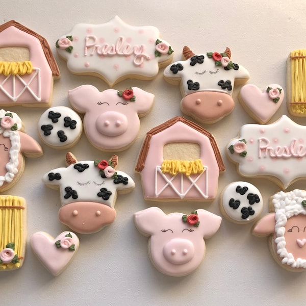 Farm Cookies - Etsy