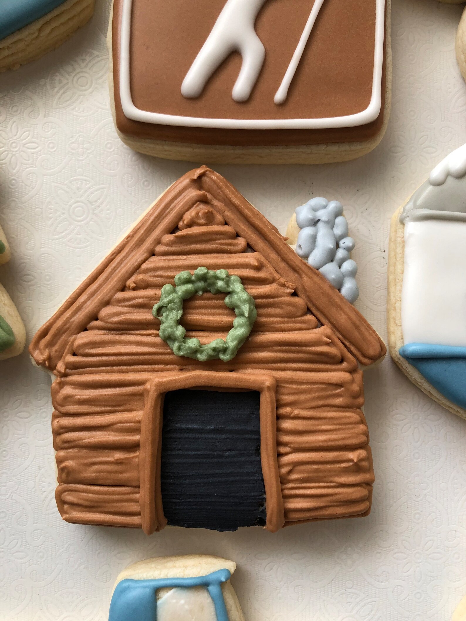 Adirondacks Themed Sugar Cookies, Mountain, Hiking, Cabin, Birthday ...