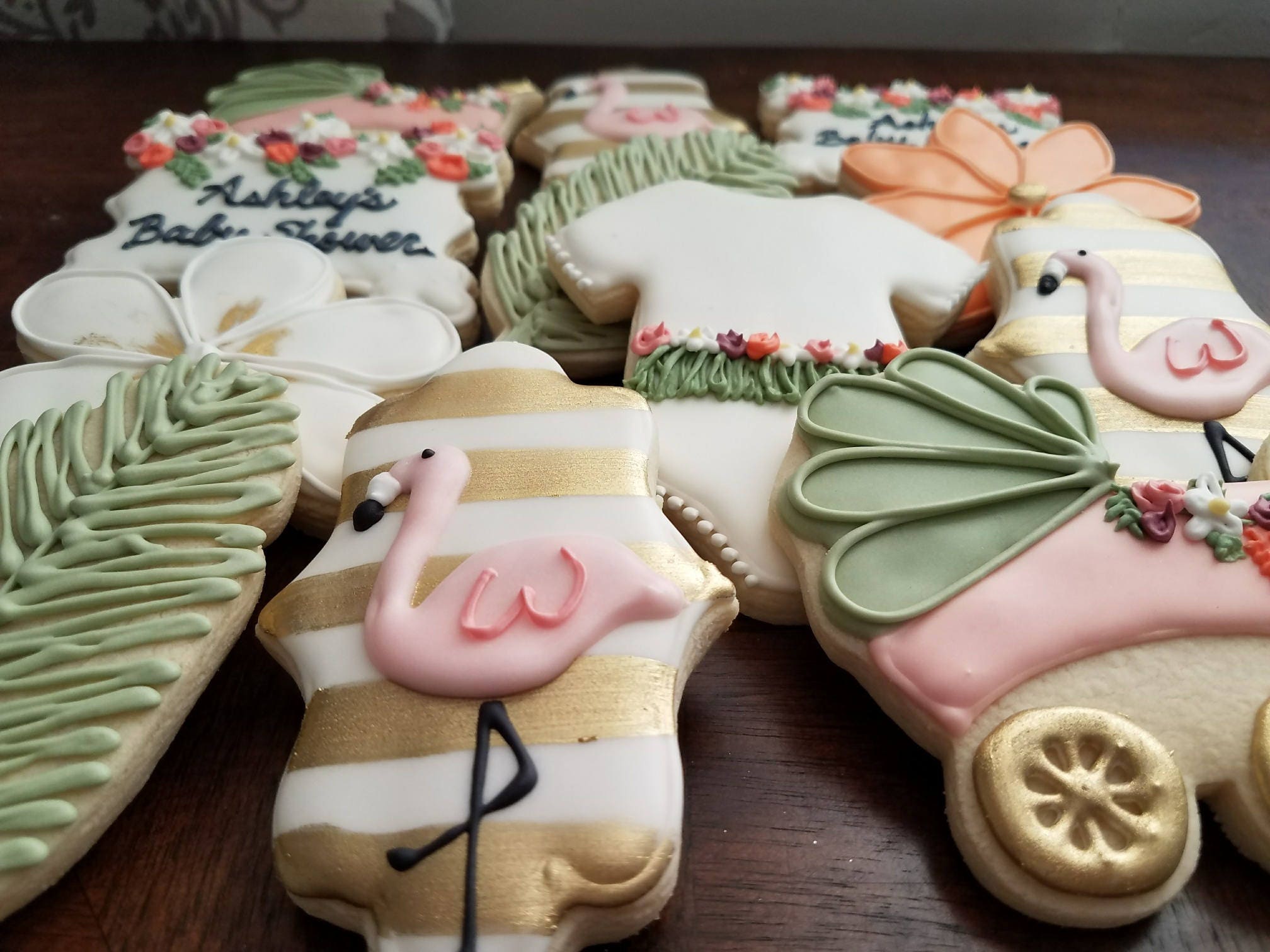 Tropical Baby Shower Sugar Cookies Hawaiian Themed Cookies | Etsy