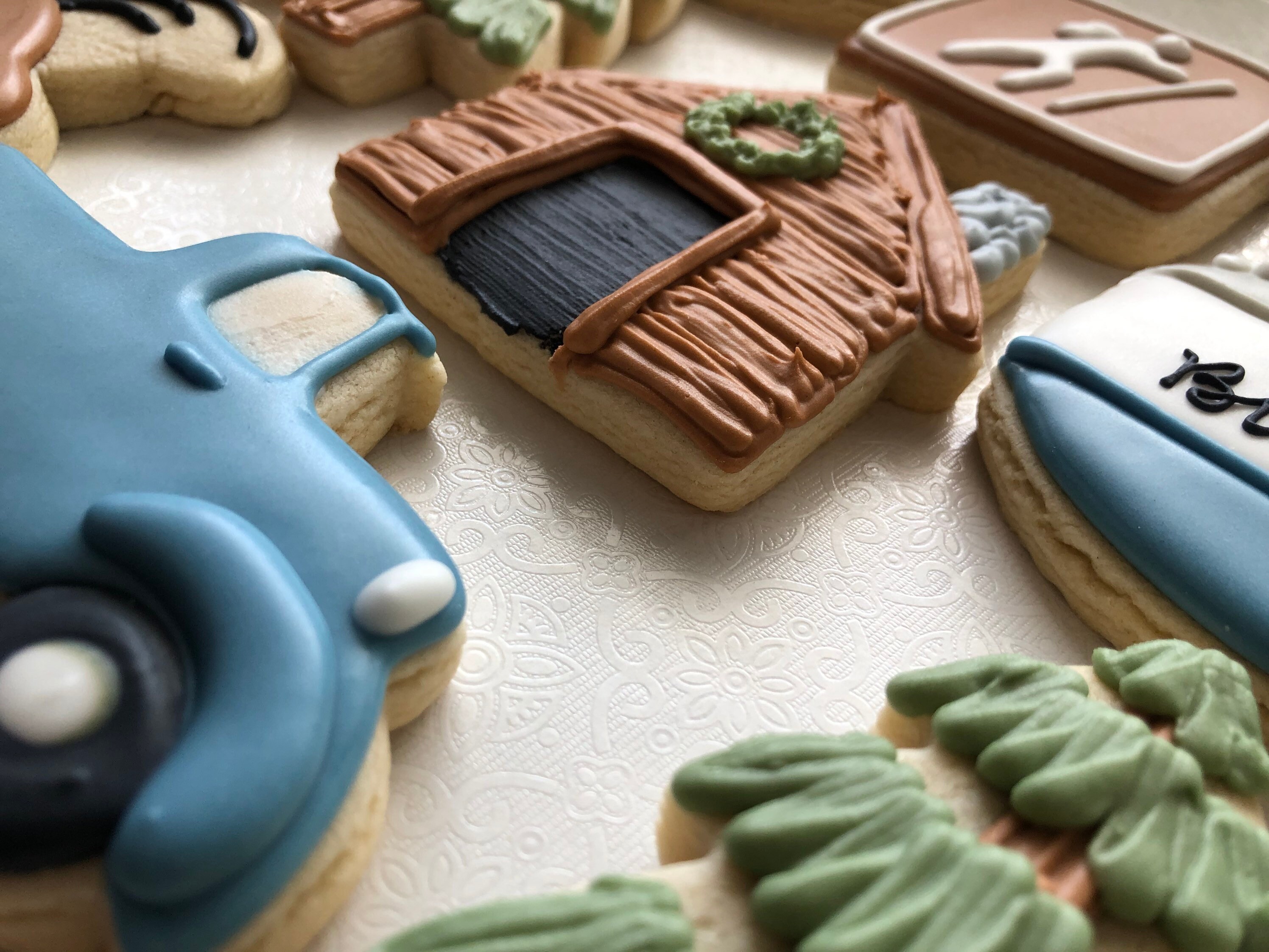 Adirondacks Themed Sugar Cookies, Mountain, Hiking, Cabin, Birthday ...