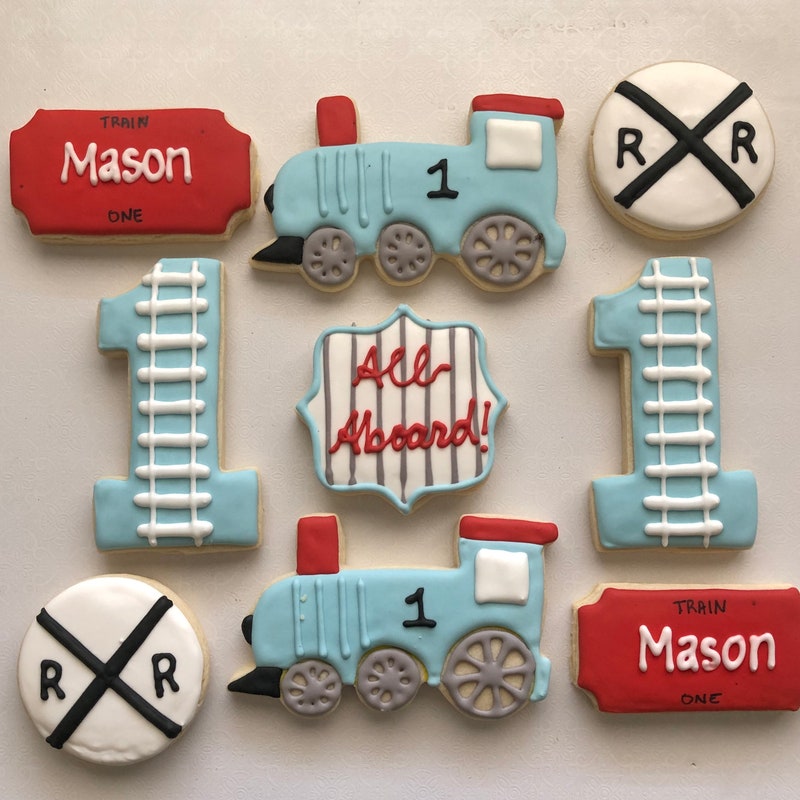 Train Cookies - Etsy