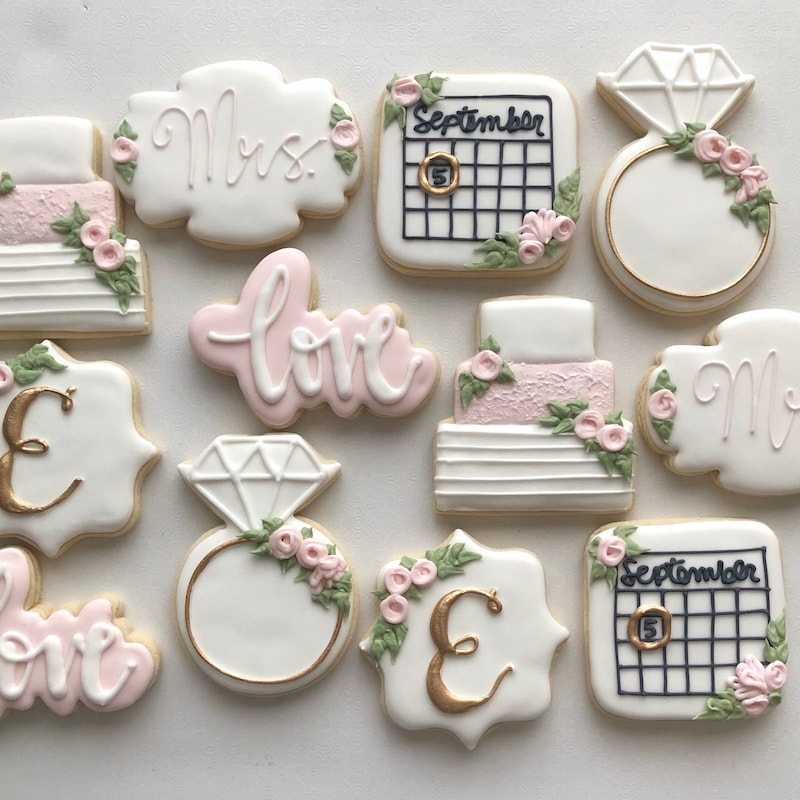 Wedding Sugar Cookies - Etsy