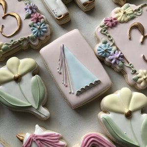 Princess Sugar Cookies, Royal Princess Cookies, Pink Baby Shower ...