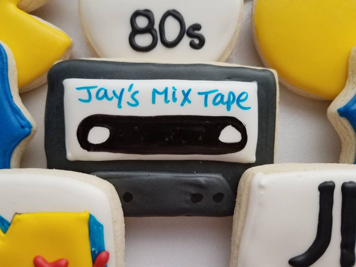 80s Themed Sugar Cookies 80's Sugar Cookies - Etsy