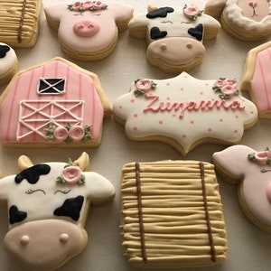Barnyard Sugar Cookies Farm themed cookies barnyard | Etsy
