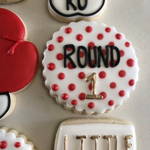 Boxing Themed Sugar Cookies, Little Champ Cookiies, Fight Night Cookies ...
