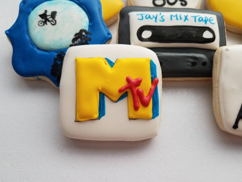 80s Themed Sugar Cookies 80's Sugar Cookies - Etsy