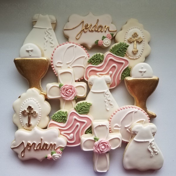 Communion Cookies - Etsy