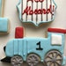 Train Themed Sugar Cookies, All Aboard Cookies, Train First Birthday ...