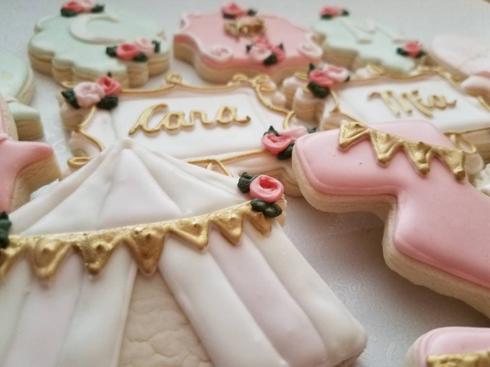 Carousel Sugar Cookies Carousel Baby Shower Carousel First - Etsy