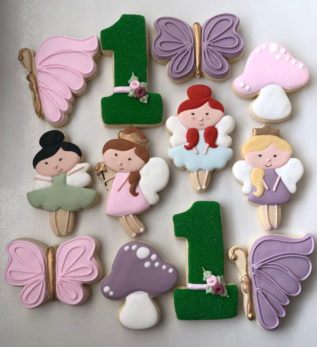 Fairy Sugar Cookies, Garden Cookies, Fairy Themed, Butterflies - Etsy