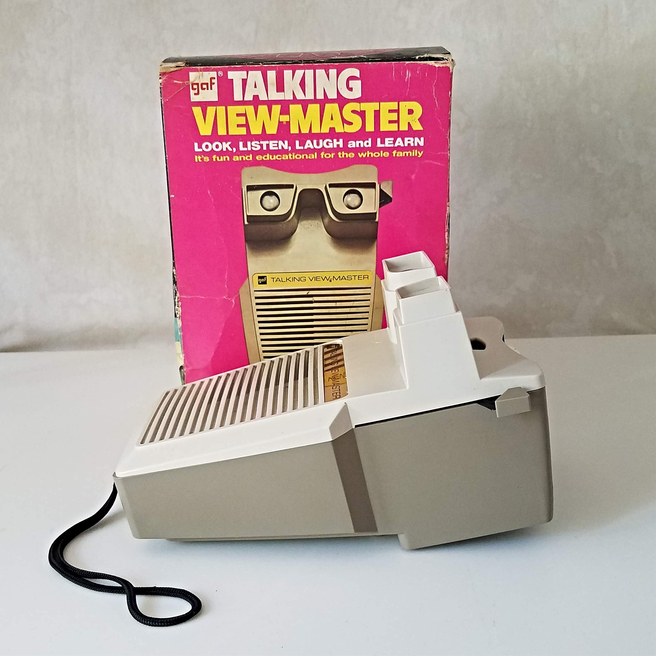 Vintage Talking View Mater Stereo Viewer in the Original Box with Demo ...