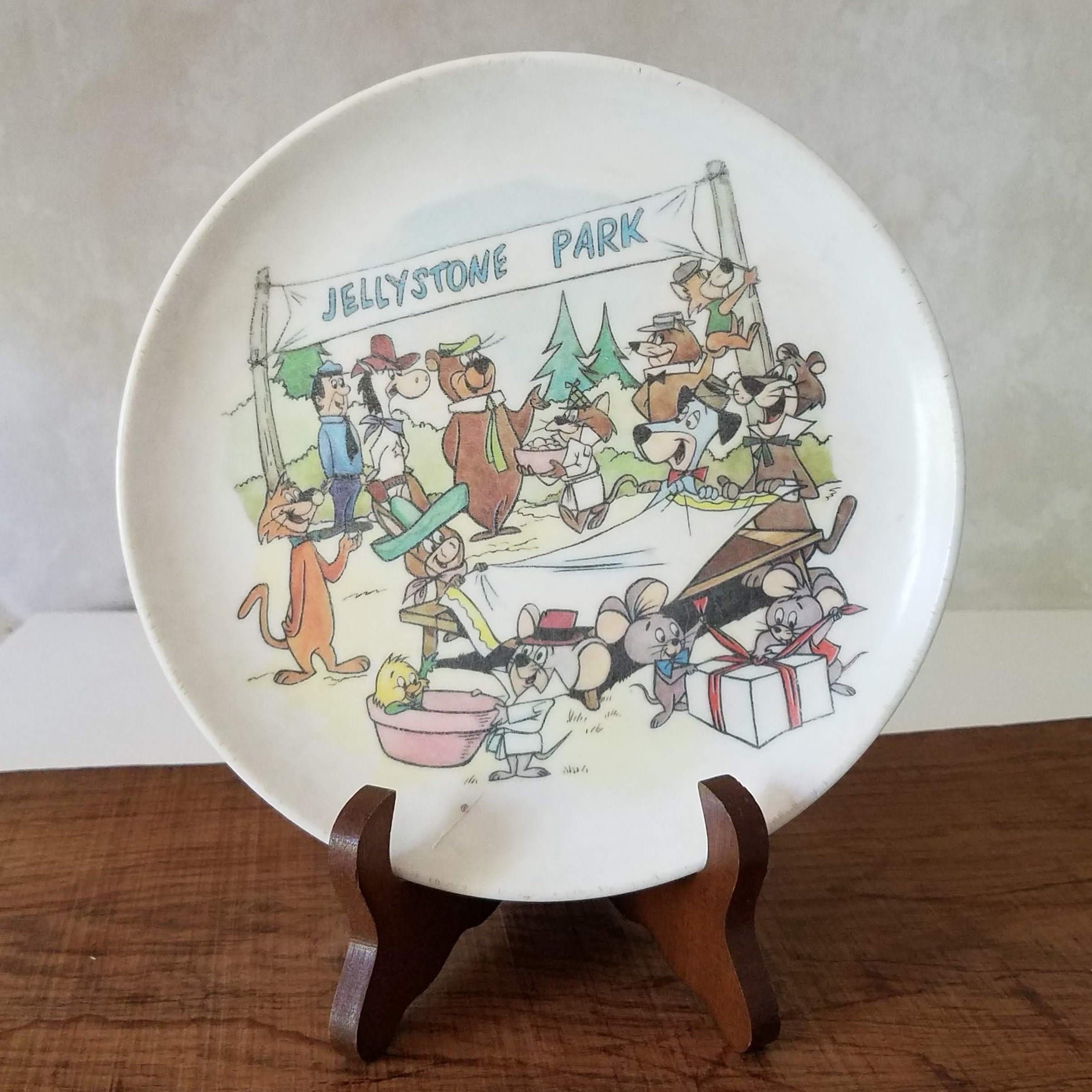 Vintage Childrens Melmac Plate, Jellystone Park Plate with Yogi, Boo ...