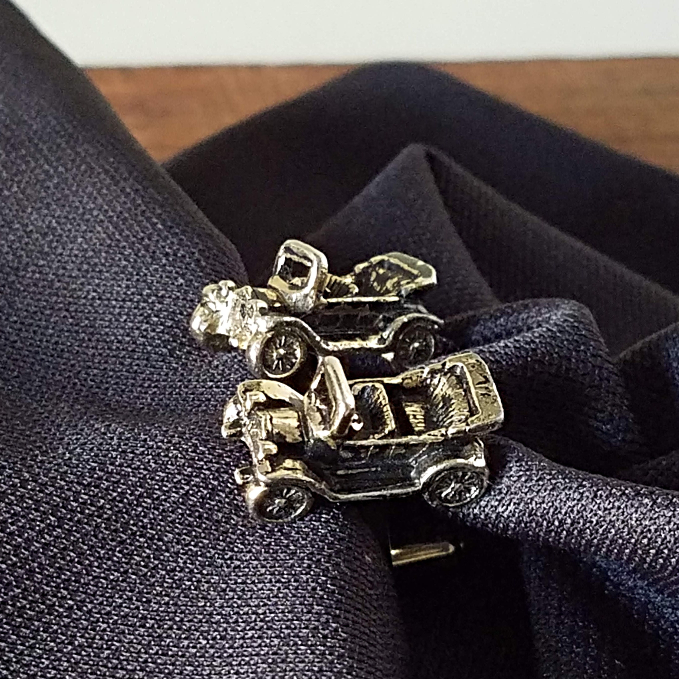 Antique Car Cuff Links, Vintage Classic Car Cufflinks, Unique Gift for Him