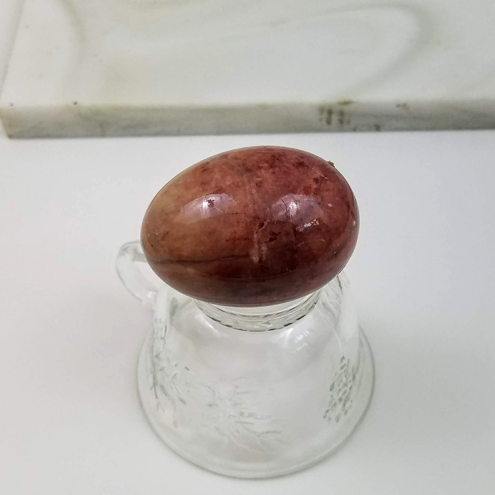 Gemstone Eggs, Set of 4 Vintage Hand Carved and Polished Gemstone Eggs ...
