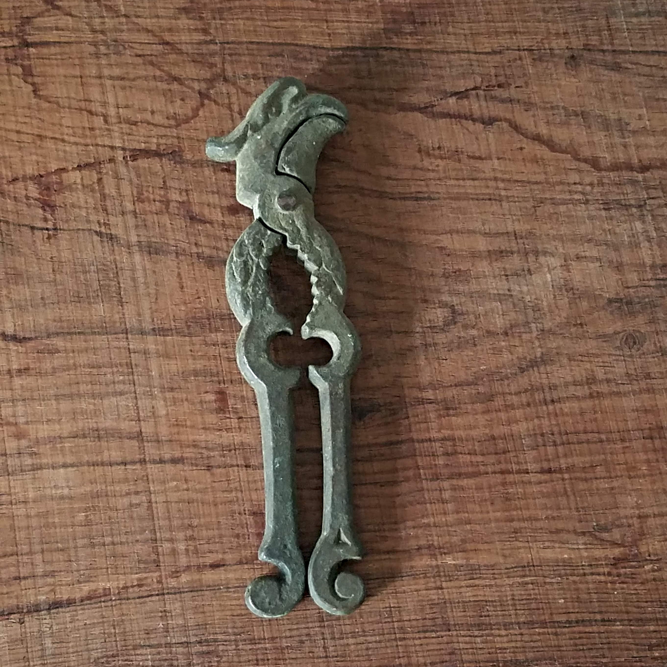 Antique Nut Cracker, Eagle Nutcracker Collectible Rustic Kitchen Tools