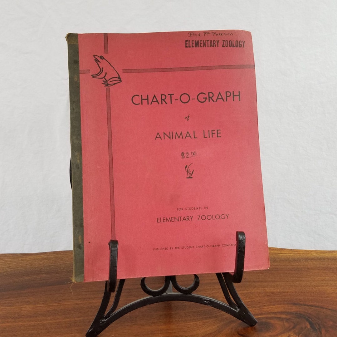 Vintage Science Book, Student Book, 1939 Book, Zoology Book, Education ...