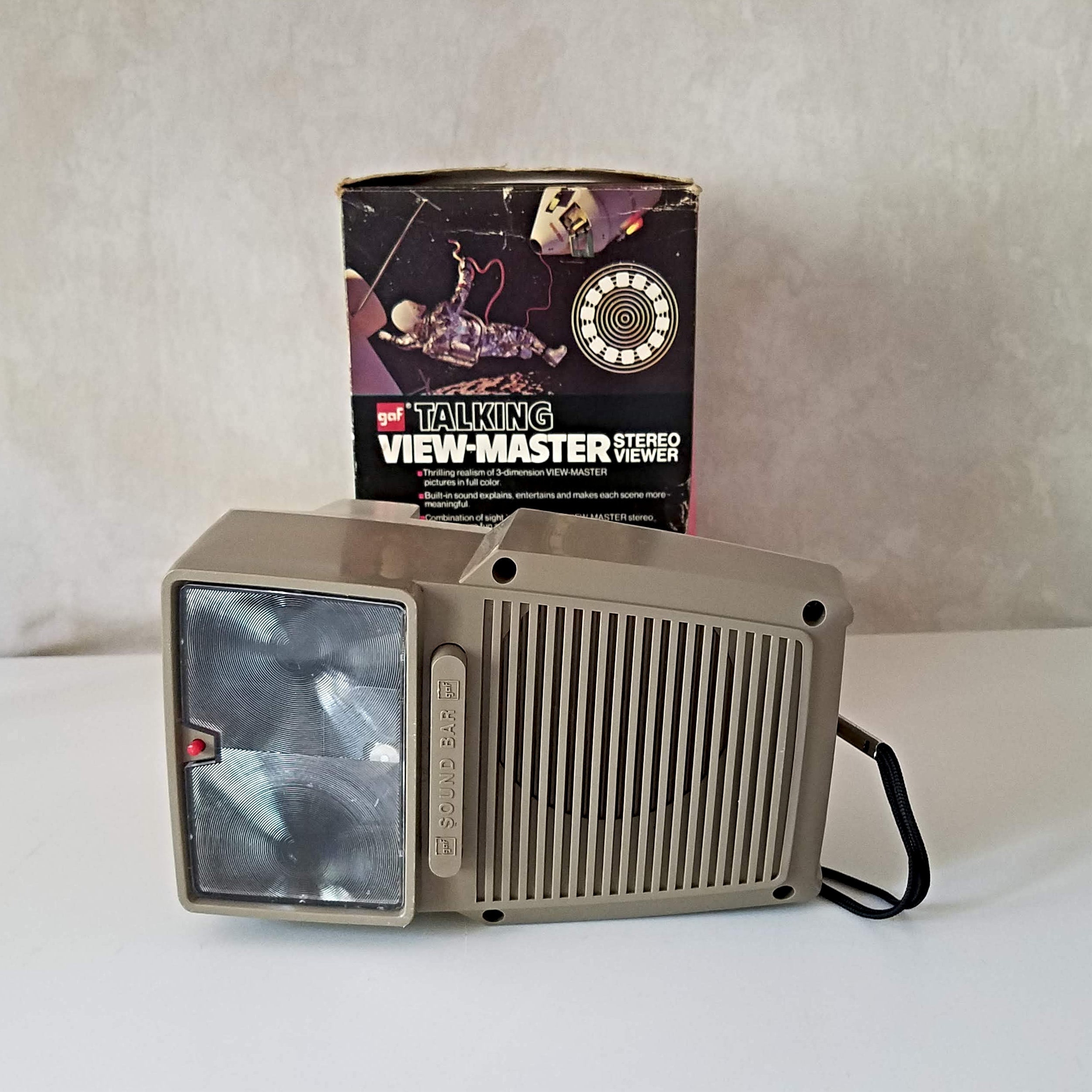 Vintage Talking View Mater Stereo Viewer in the Original Box with Demo ...